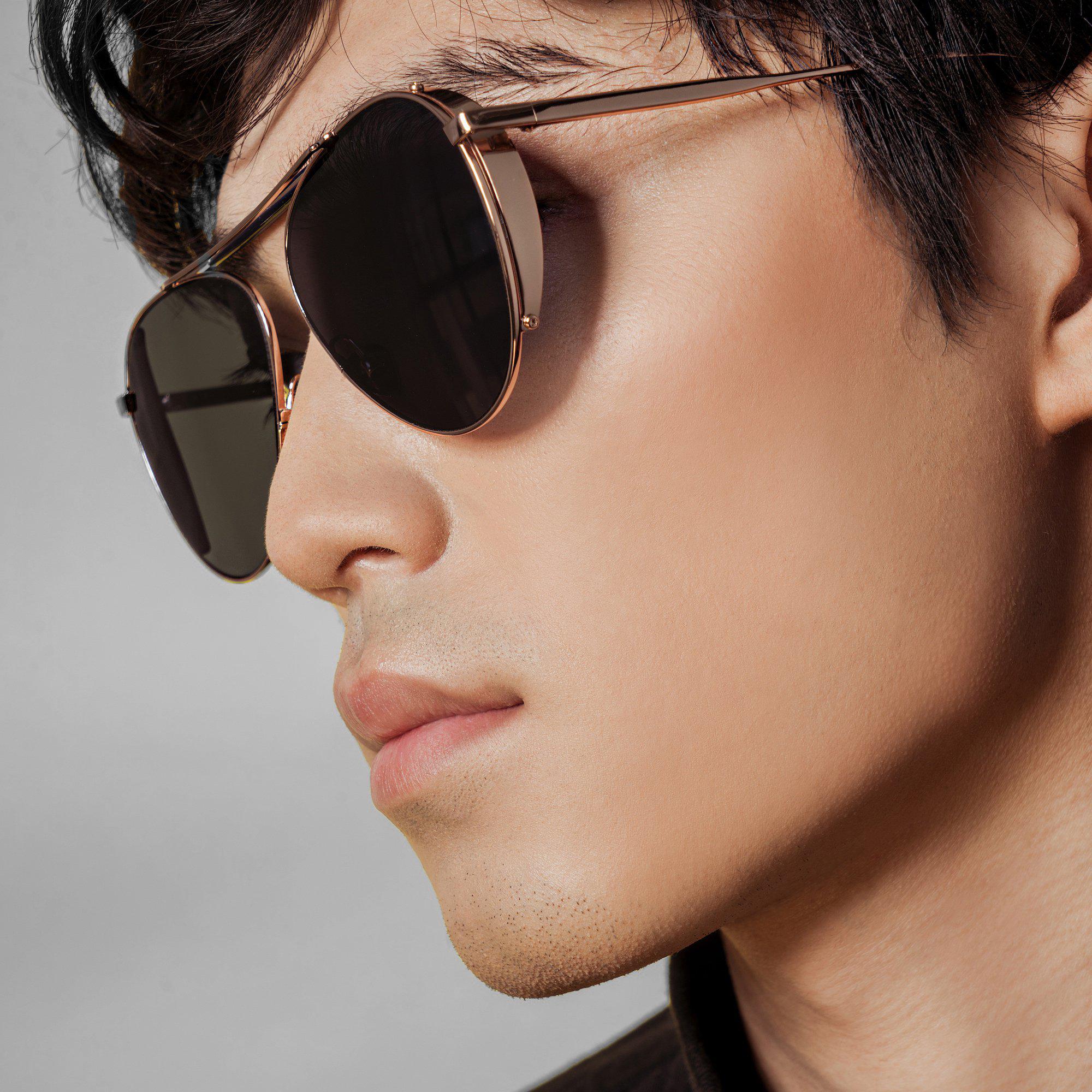 PHILIP - 18K Gold - Polarized Lens – AMAVII Eyewear